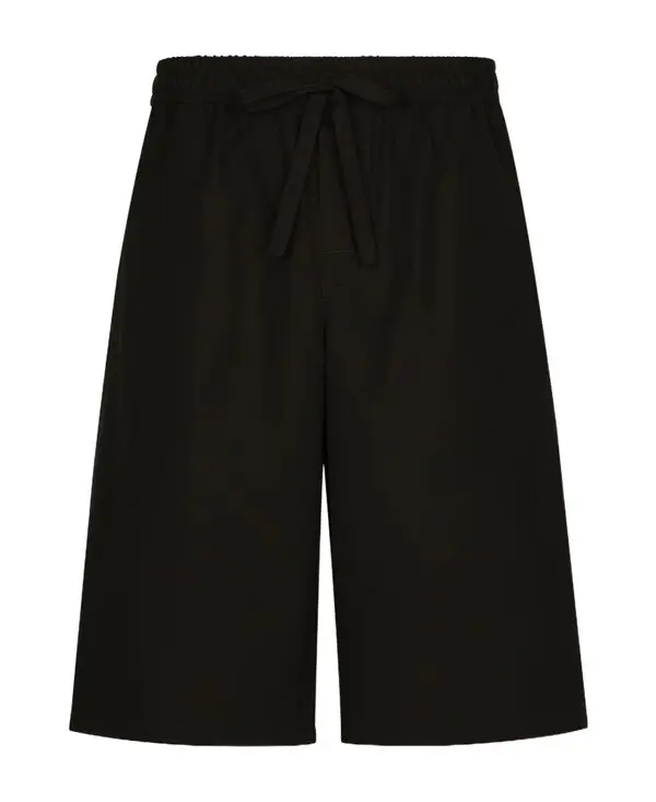 Dolce & Gabbana Knee-length Drawstring Shorts - Black