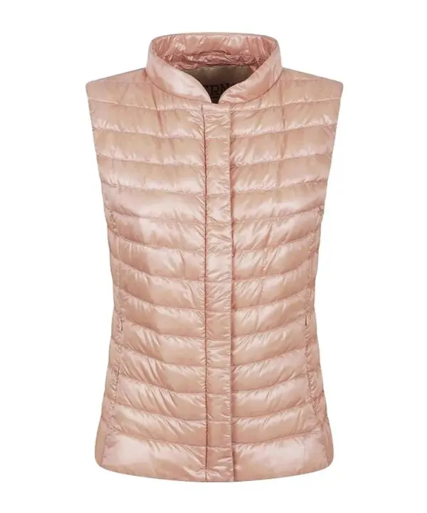 Herno Quilted Down Vest - Nude