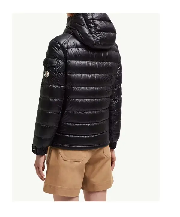 Moncler Borey Short Down Jacket With Detachable Hood