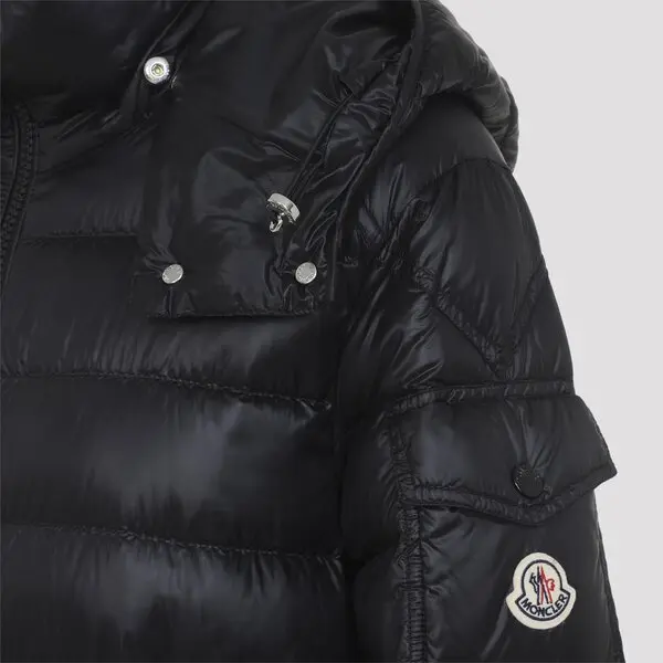 Moncler Borey Short Down Jacket With Detachable Hood