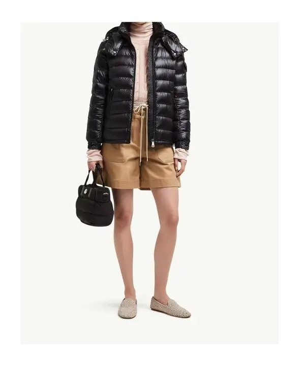 Moncler Borey Short Down Jacket With Detachable Hood
