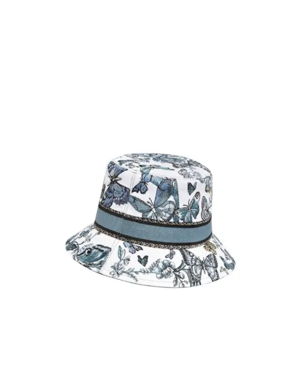 Dior Toile De Jouy Mexico Bucket Hat - Gray | Editorialist display picture 1
