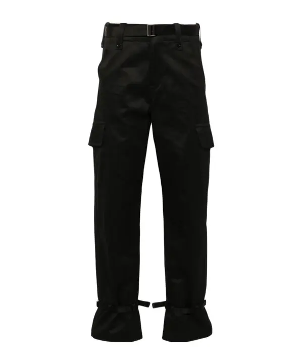 Sacai Straight-leg Belted Cargo Trousers