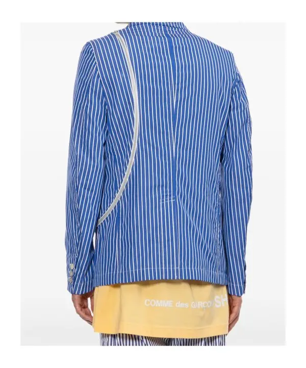 Comme Des Garçons Striped Blazer Jacket