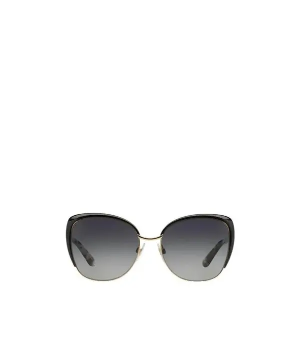 Dolce & Gabbana Logo Gradient Cat Eye Sunglasses - Gray