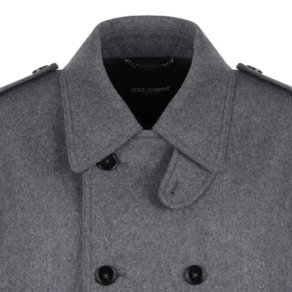 Dolce & Gabbana Double-breasted Coat - Black