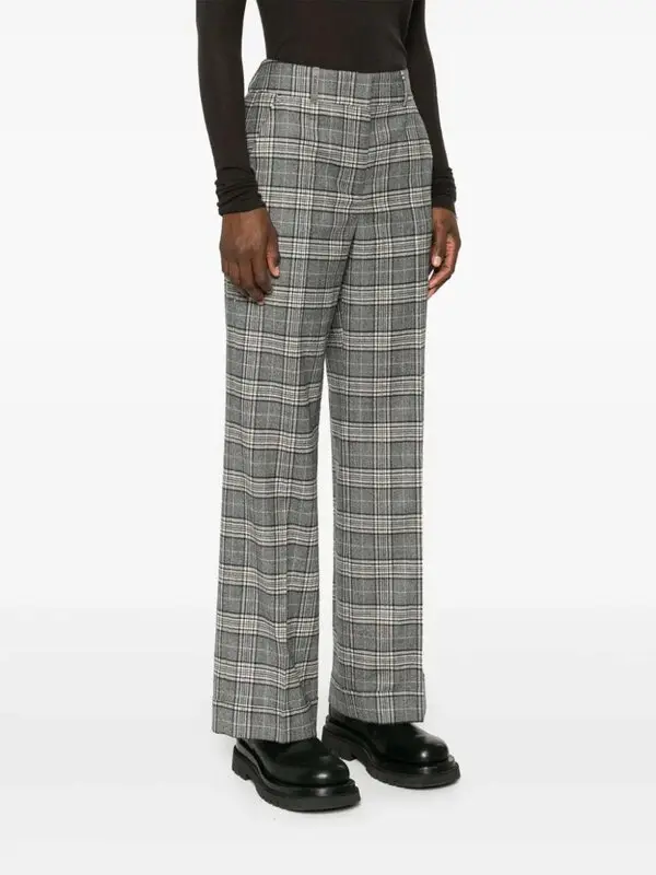 Peserico Tartan Check Tailored Trousers