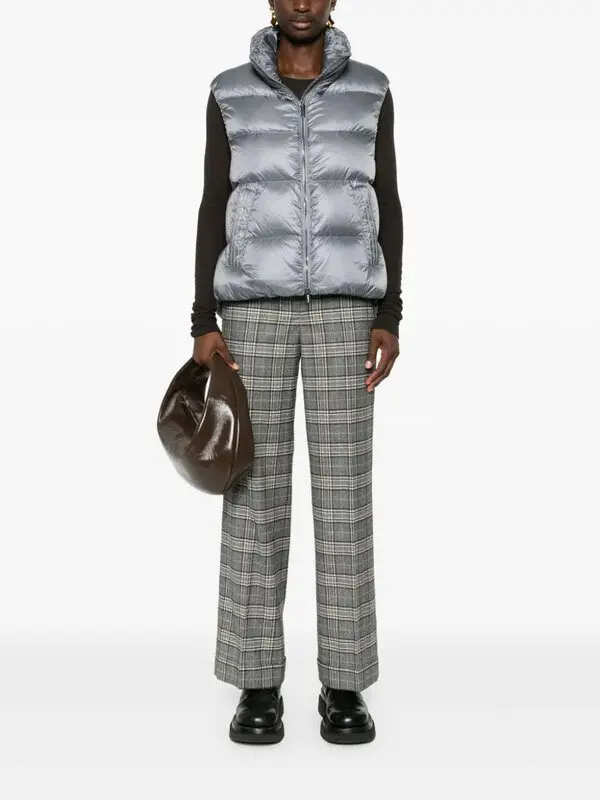 Peserico Tartan Check Tailored Trousers