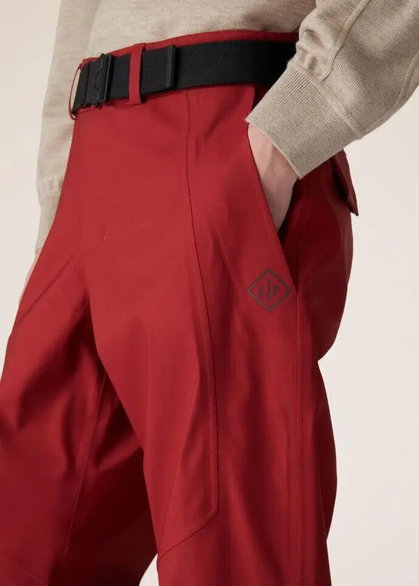 Loro Piana Belted Ski Trousers - Red