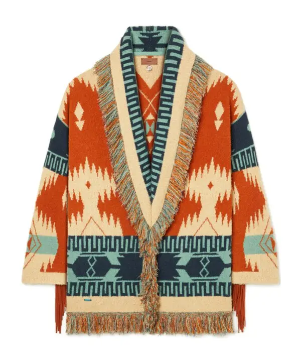 Alanui Golden Dusk Cardigan With Tassels - Sunrise-sunlight