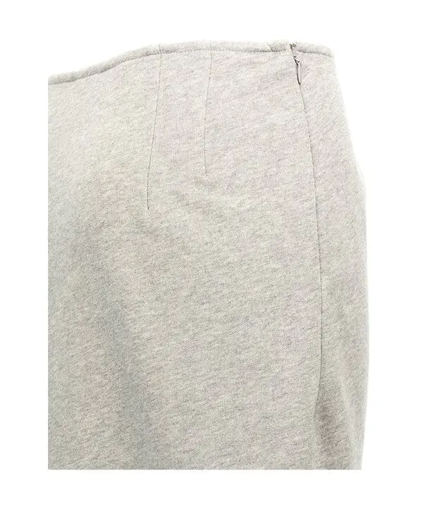 Dries Van Noten Ruffled Skirt - Gray