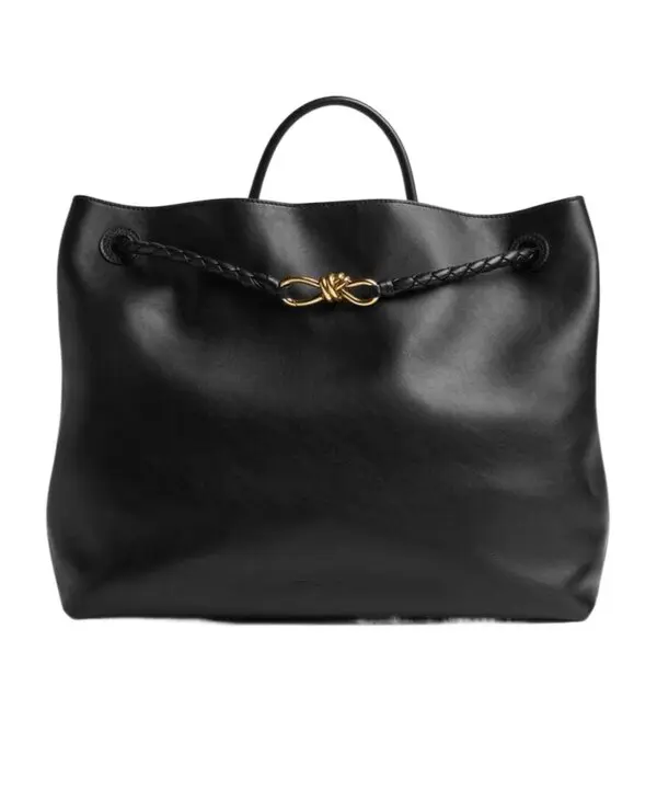 Bottega Veneta Large Andiamo Tote Bag - Black