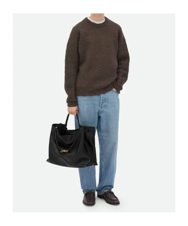 Bottega Veneta Large Andiamo Tote Bag - Black