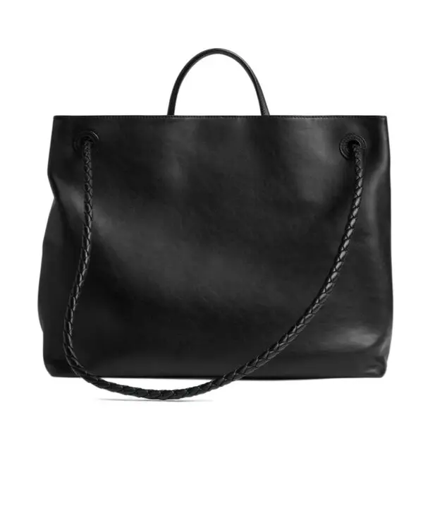 Bottega Veneta Large Andiamo Tote Bag - Black