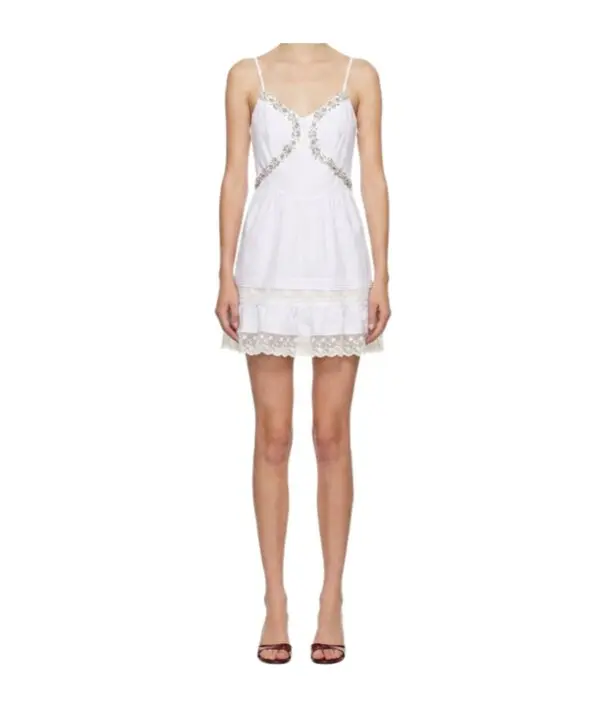 Marissa Chiara Embellished Spaghetti Strap Dress