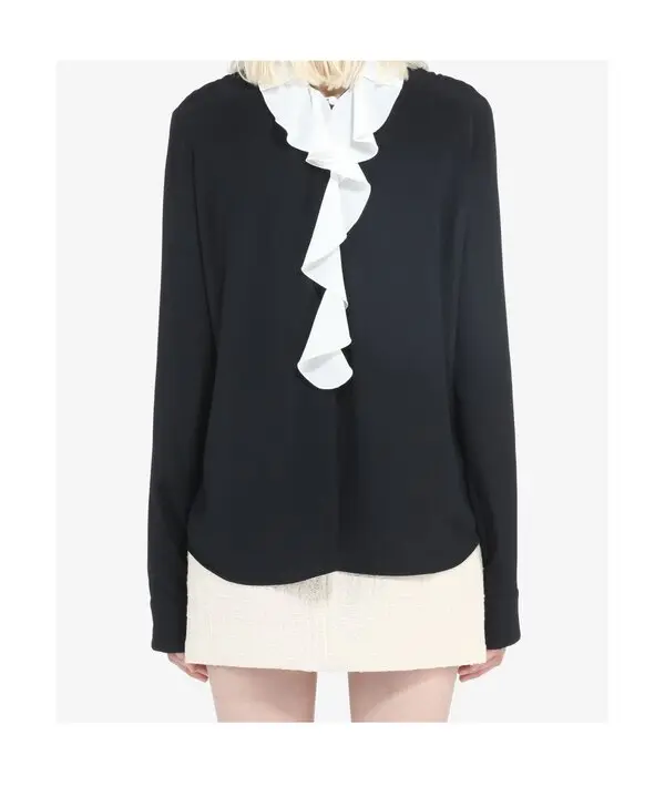 N.21 High-neck Ruffle Top