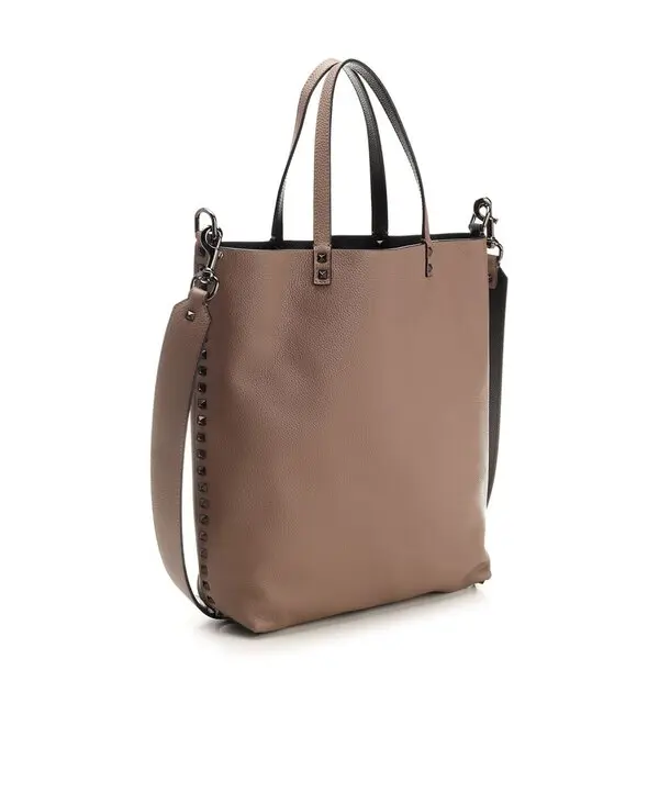 Valentino Garavani Rockstud Open Top Small Tote Bag