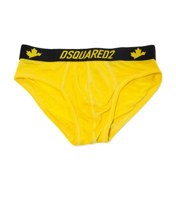 Dsquared2 Logo Underwear - Yellow