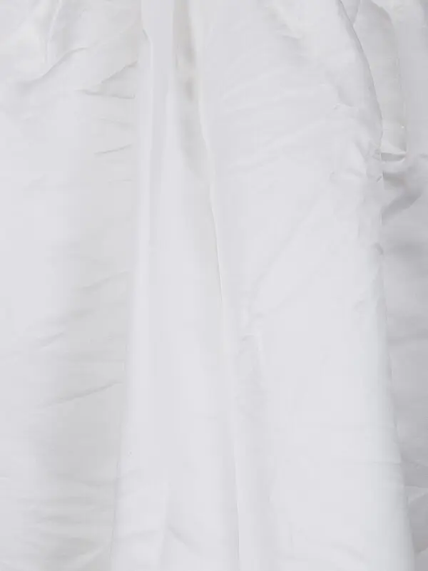 Comme Des Garçons Wide Leg Trousers With Elasticated Waistband