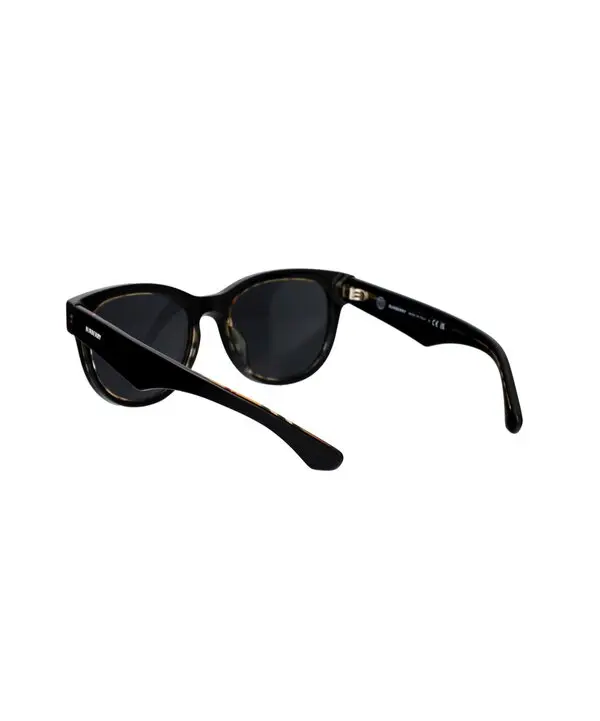 Burberry Round Frame Sunglasses With Logo