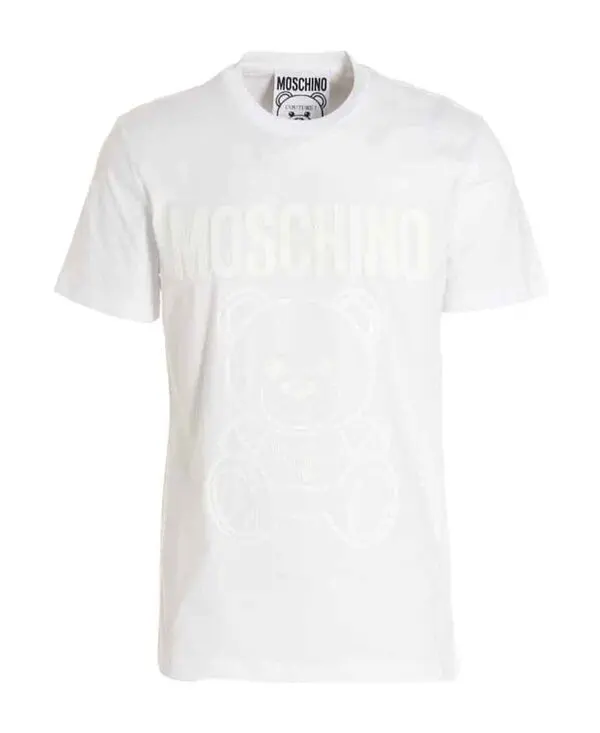 Moschino Detailed Crewneck T-shirt
