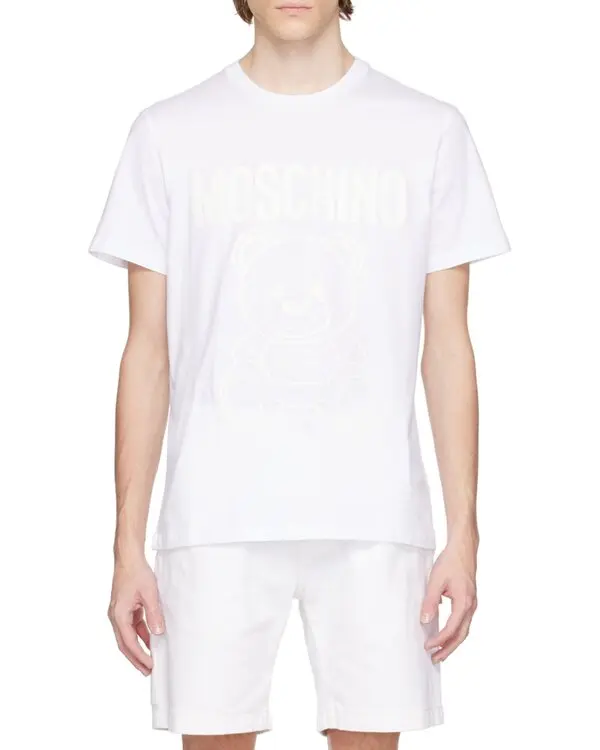 Moschino Detailed Crewneck T-shirt