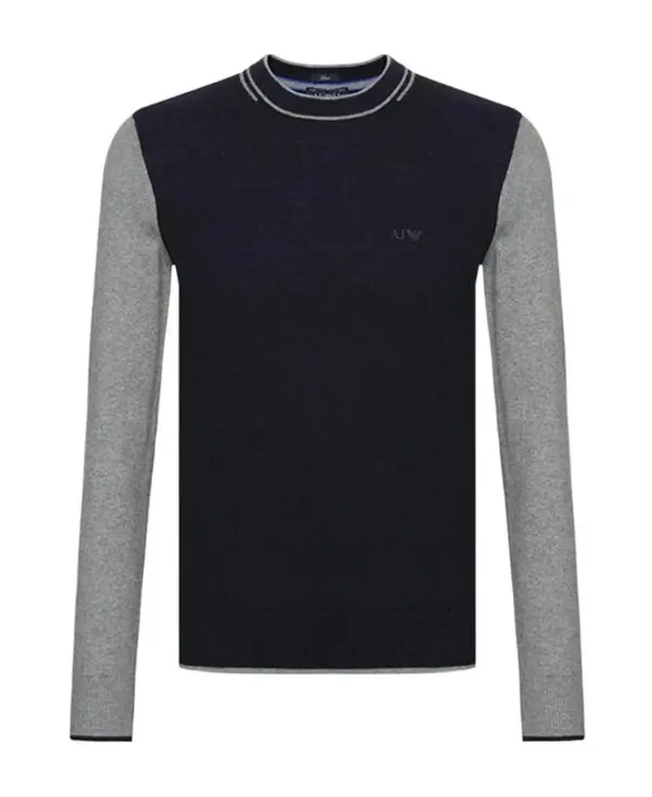 Emporio Armani Logo Pullover - Black