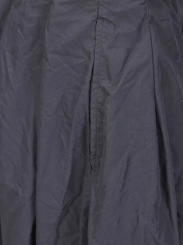 Comme Des Garçons Pleated Wide Leg Pants - Black