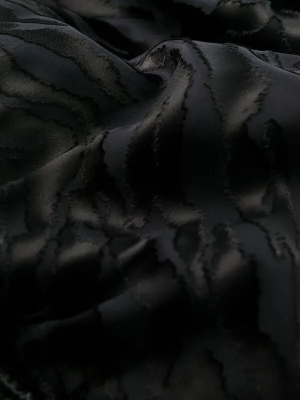 Saint Laurent Zebra Print Sheer Mini Dress