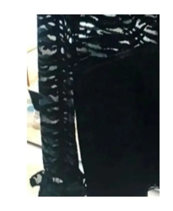 Saint Laurent Zebra Print Sheer Mini Dress