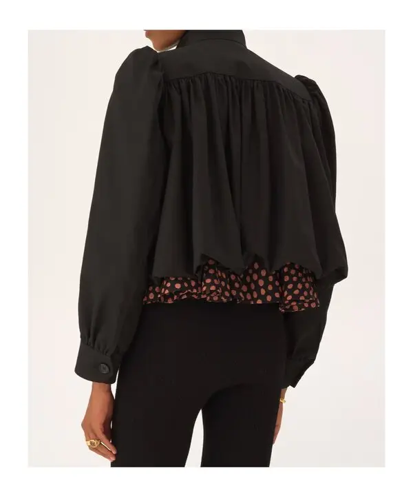 Chloé Cropped Jacket With Gathered Detail