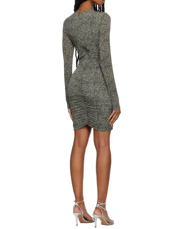 Isabel Marant Étoile Cut-out Ruched Mini Dress - Black