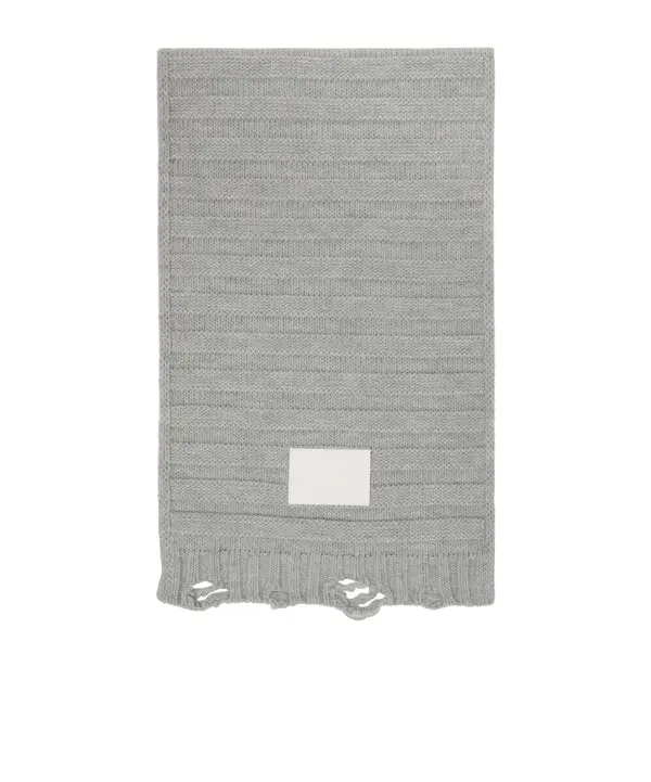 MAISON MARGIELA Knitted Scarf - Gray