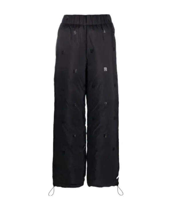 ROTATE BY BIRGER CHRISTENSEN Maaax Puffer Track Pants - Black