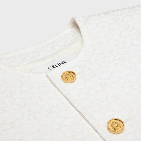 Celine Quilted Cotton Jacket
