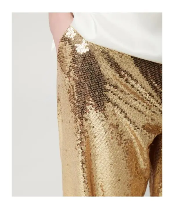 Ermanno Scervino Sequined Wide Leg Pants