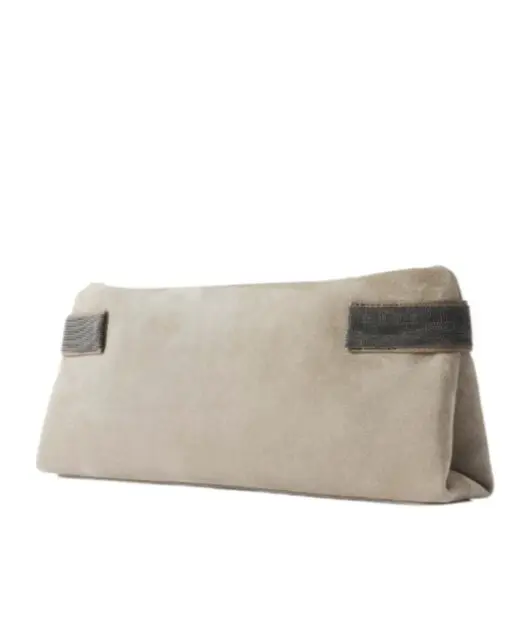 Brunello Cucinelli Geometric Clutch Bag