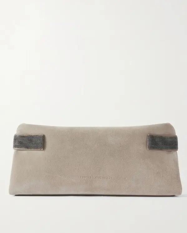 Brunello Cucinelli Geometric Clutch Bag