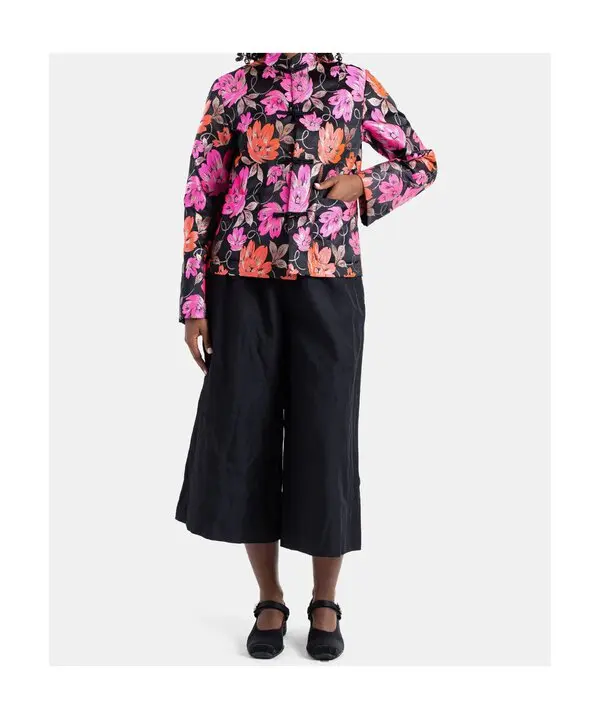 Comme Des Garçons Wide-leg Trousers - Black