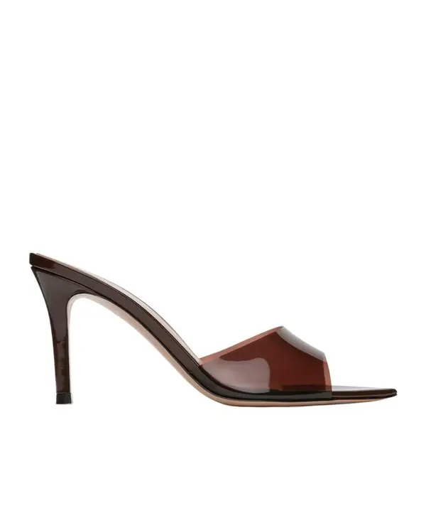 GIANVITO ROSSI Elle Heeled Sandals - Brown