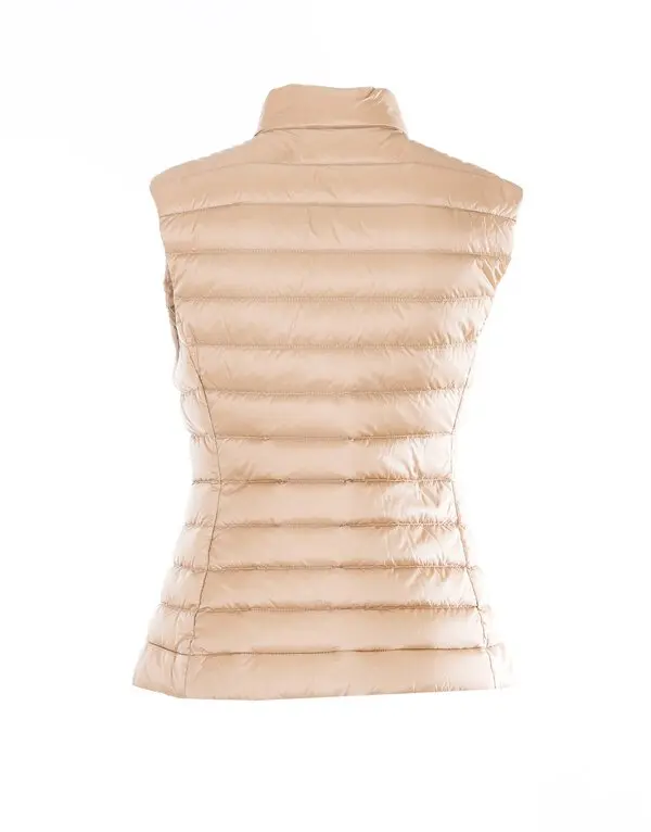 Moncler Igens Zip-up Padded Gilet - Sand Beige