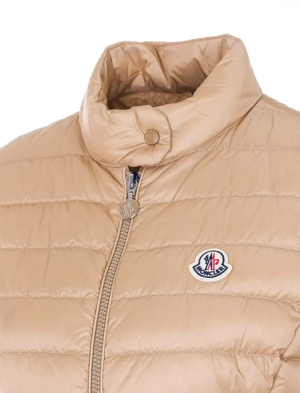 Moncler Igens Zip-up Padded Gilet - Sand Beige