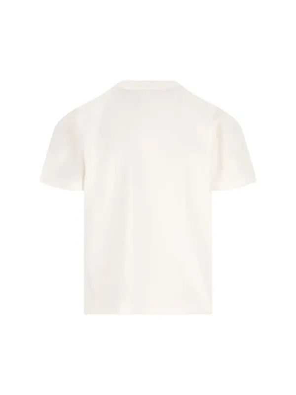 Burberry Knight Stamp Crewneck T-shirt - Chalk