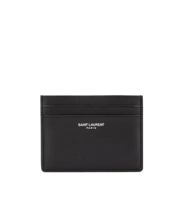 Saint Laurent Credit Card Case - Black