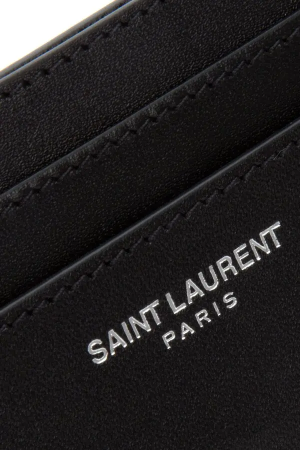 Saint Laurent Credit Card Case - Black