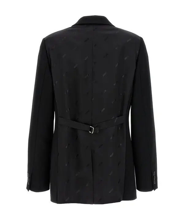Moschino Single-breasted Martingale Blazer