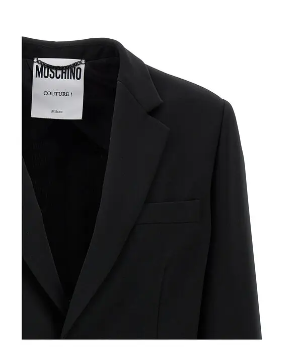 Moschino Single-breasted Martingale Blazer