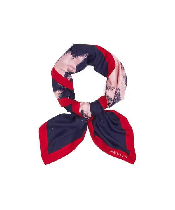 Alexander McQueen Skull Finished-edge Scarf - Black