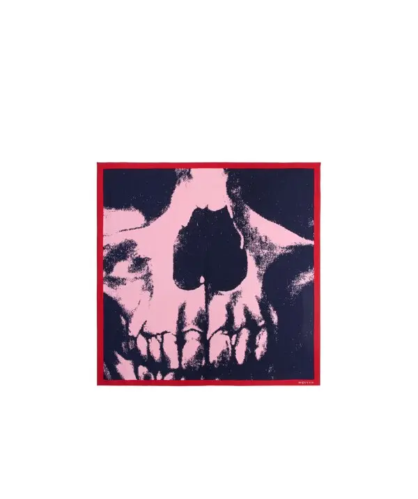 Alexander McQueen Skull Finished-edge Scarf