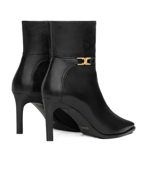 Celine Triomphe Calfskin Ankle Boots